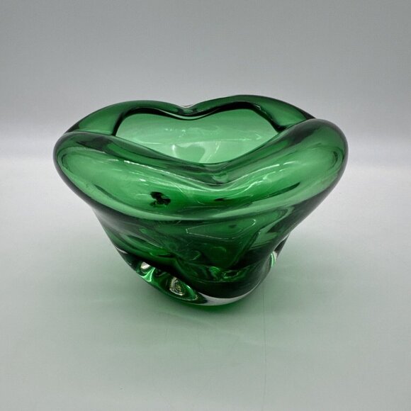 Unmarked | Accents | Vintage Murano Style Glass Sommerso Geode Dimple ...
